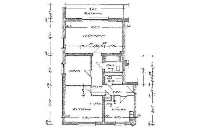 3 ZKB Wohnung mit Balkon - Eschberg Saarbrücken - 495€ Miete - Dr. Breit OHG